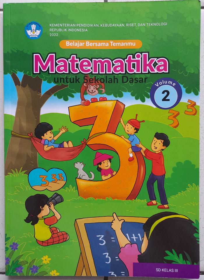 Jual Matematika Kelas 3 Vol 1 dan Vol 2 (Kurikulum Merdeka) - MTK Vol 1 ...