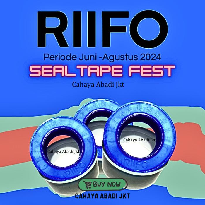 Jual Seal tape / Seltip / Sealtape / Solatip Keran Air Riifo 1610 10m ...
