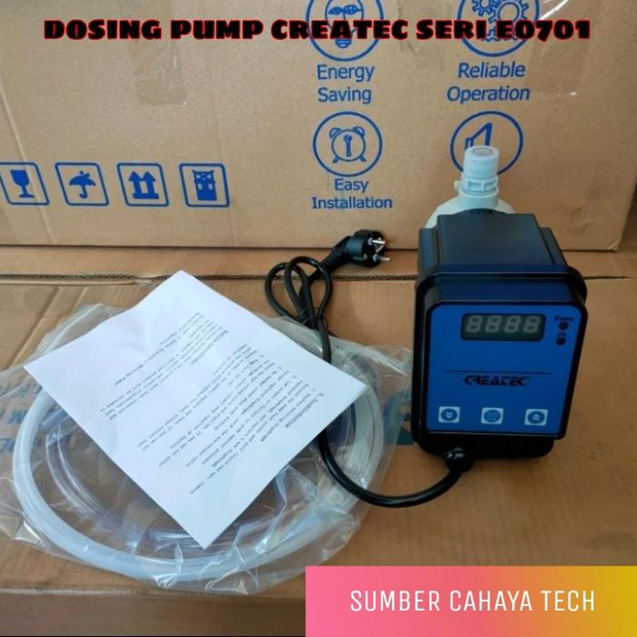 Jual Dosing Pump 1 LPH Dosing pump 7 Bar 1 LPH Createc E0701 7bar 220v ...