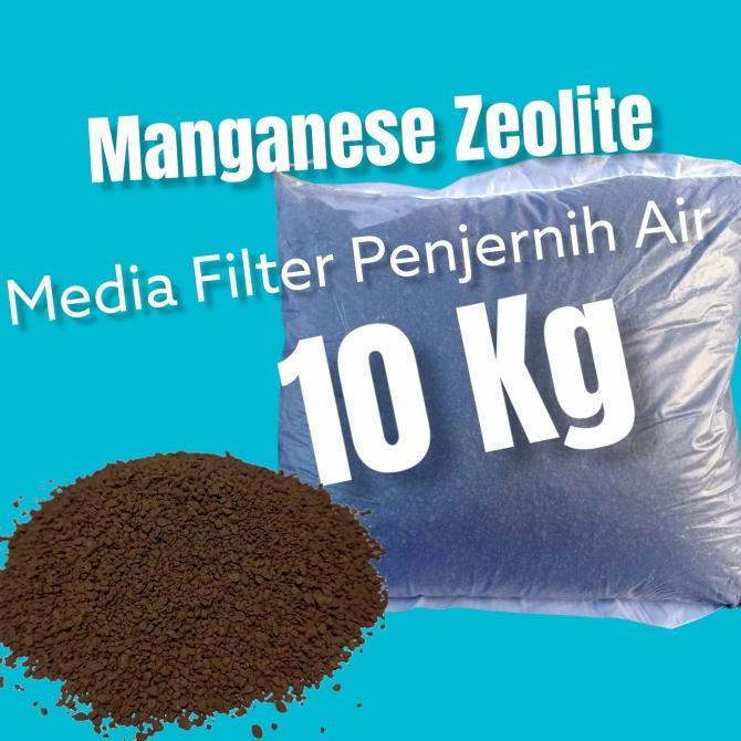 Jual MANGANESE ZEOLITE / ZOLIT / MANGAN / MEDIA FILTER AIR 10 KG ...