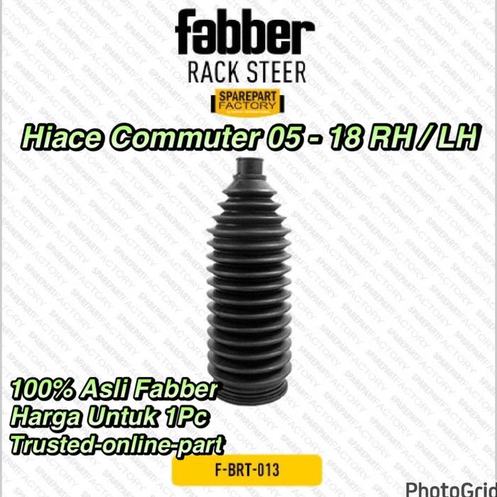 Jual Karet Boot Abu Stir Hiace Commuter Kanan / Kiri 100% Asli Fabber ...