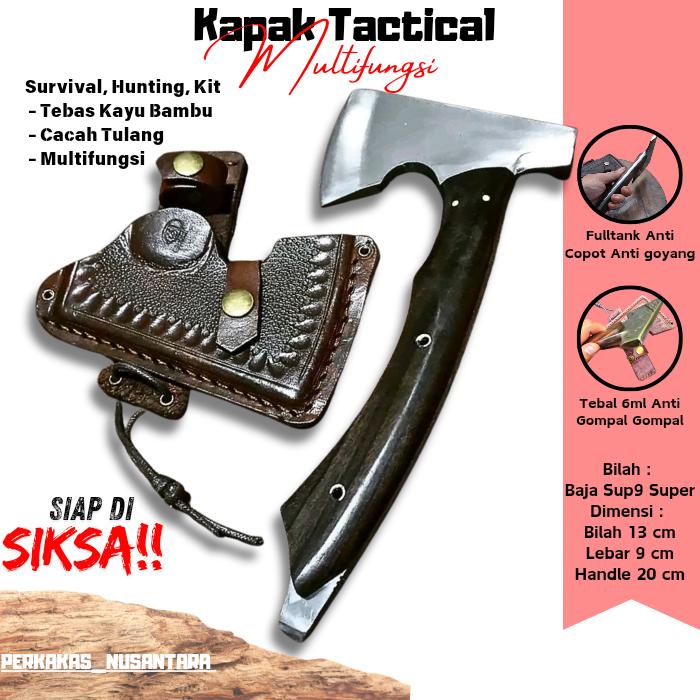 Promo Kapak Survival Tactical untuk Camping | Kampak Pemotong Kayu ...