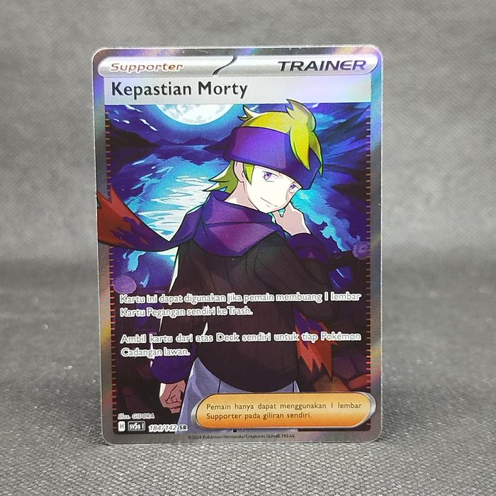 Jual KARTU POKEMON| Morty 184/142 SR - Kab. Tangerang - LPMART | Tokopedia