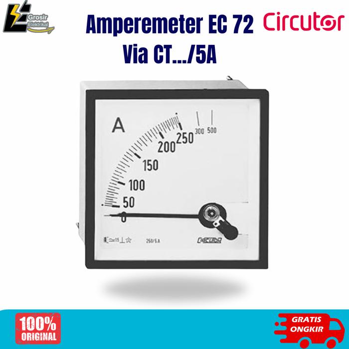 Jual Ampere Meter EC 72 Via CT.../5A Circutor - Jakarta Pusat - grosir ...