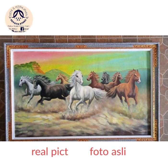 Promo Lukisan Tangan Hiasan Dinding Termasuk Bingkai Terpasang Tema ...