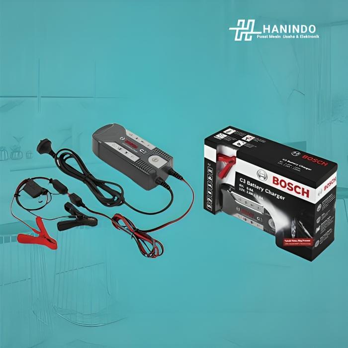 Jual Bosch C3 Charger Aki Accu Motor & Mobil 6V & 12V for Universal ...