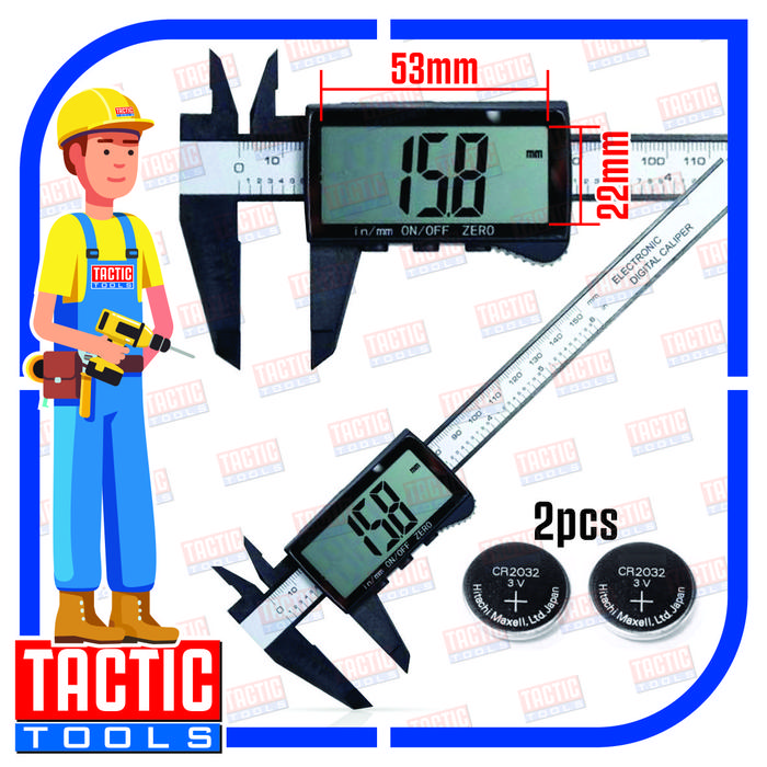 Jual Jangka Sorong Digital Vernier Caliper with LCD Screen 6inch ...