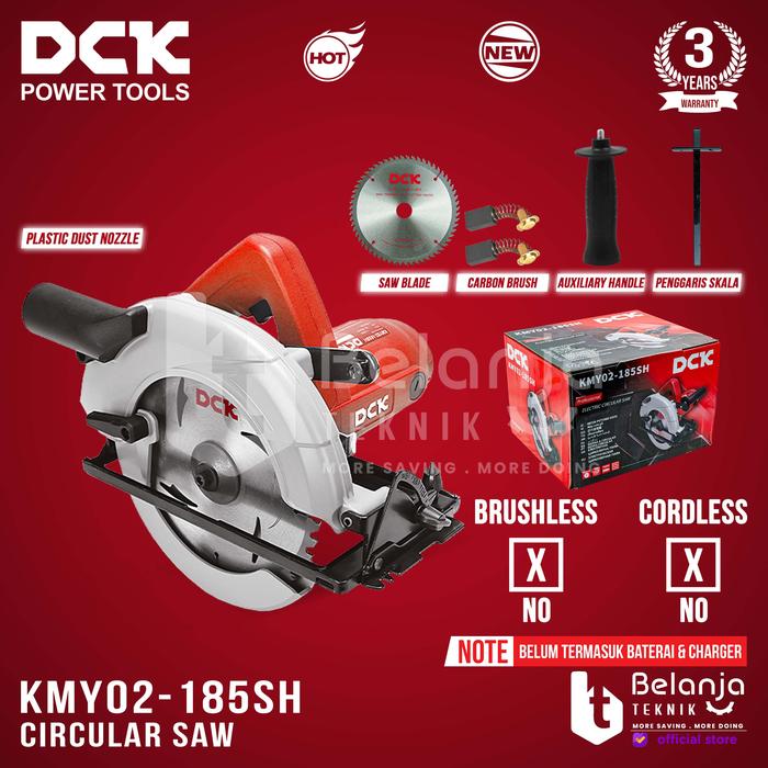 Promo DCK Mesin Circular Saw 7 Inch KMY02-185SH Sirkel Potong Kayu ...