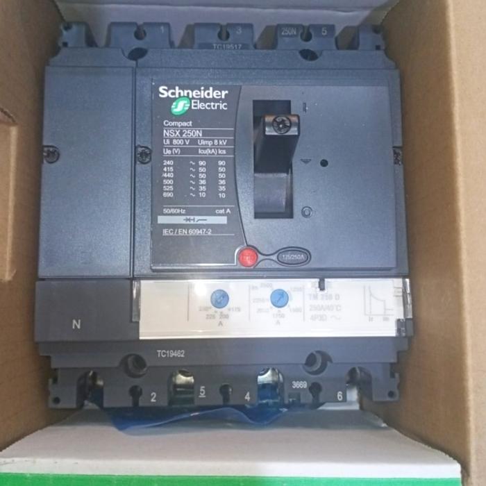 Jual MCCB Breaker NSX250N 4P 250A NSX 250N 4P 250A TM250D - Jakarta ...