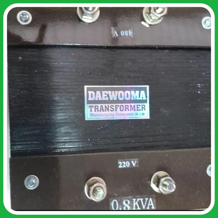 Jual Trafo Step Down 480V to 220V 800VA/0,8KVA 60Hz Trafo Custome ...