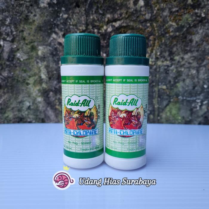 Jual Raid All 100ml Anti Chlorine / Penetral Air PDAM / Obat Ikan Hias ...