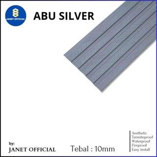 Promo WPC Wall Panel WARNA ABU SILVER 3M | T 300cm dan L 15.5cm | 1cm ...