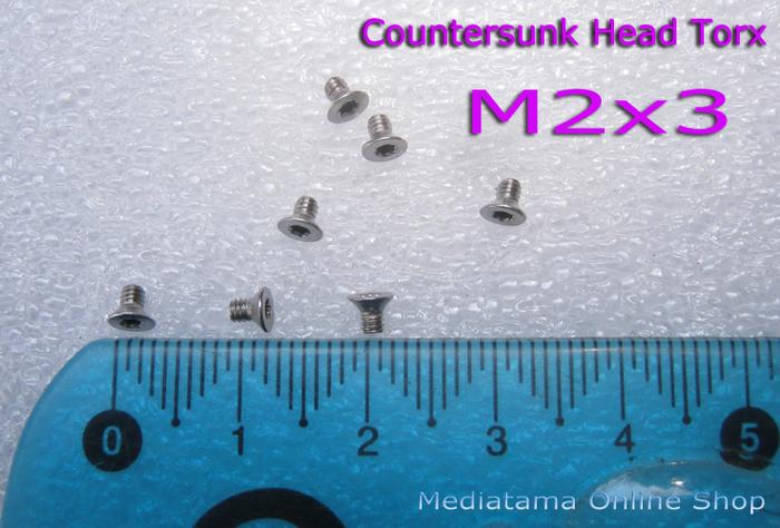 Jual Baut/Sekrup Laptop Notebook Netbook M2 M2.5 Countersunk Head Torx ...