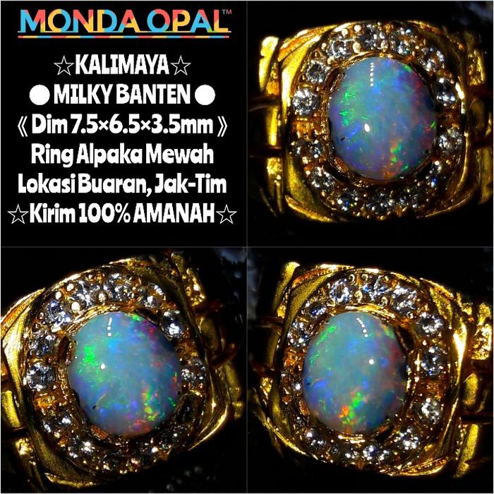 Jual Kalimaya Banten Black Opal BlackOpal Ruyung bkn Bacan Garut Ruby ...