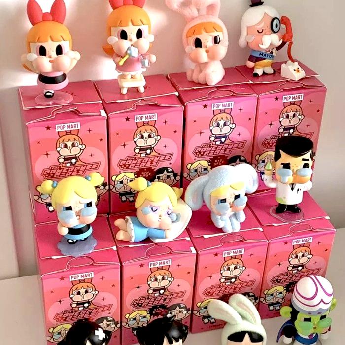 Jual Figure Powerpuff Girls x Crybaby Popmart figur Blind Box Pop Mart ...