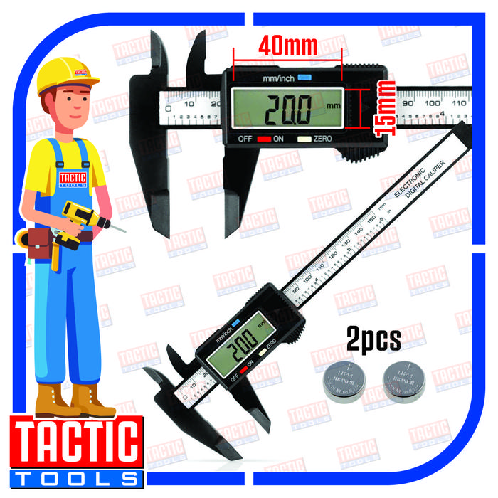 Jual Jangka Sorong Digital Vernier Caliper with LCD Screen 6inch ...