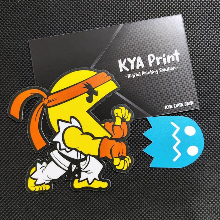 Jual Premium Sticker Hadoken Pacman x Ryu Street Fighter - Kota Bekasi ...