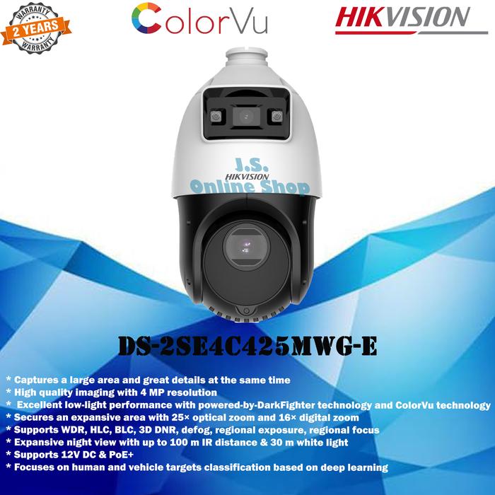 Jual HIKVISION CAMERA CCTV IP MINI PTZ 4MP DS-2SE4C425MWG-E - Jakarta ...