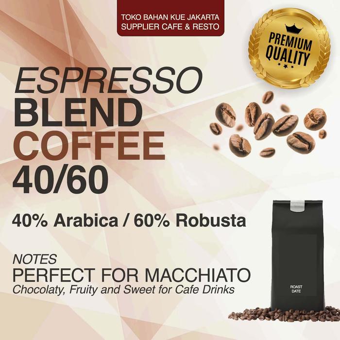Promo Blend Espresso 40% Arabica 60% Robusta Coffee Bean Distributor ...