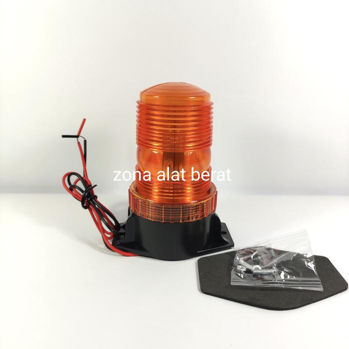 Jual lampu led rotary rotator strobo forklif truck excavator - Jakarta ...