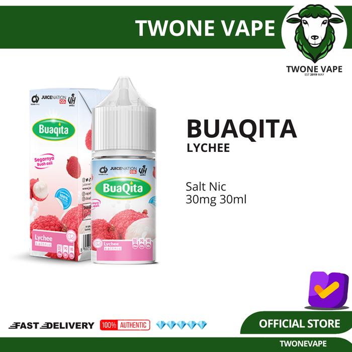 Jual Liquid BuaQita Lychee Salt Nic 30ML by Juicenation x CV x Hitz ...
