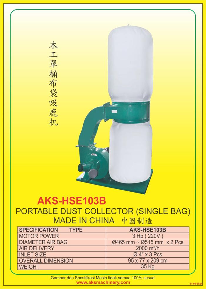 Jual Mesin dust colector super big bag AKS - HSE103B - Jakarta Utara ...