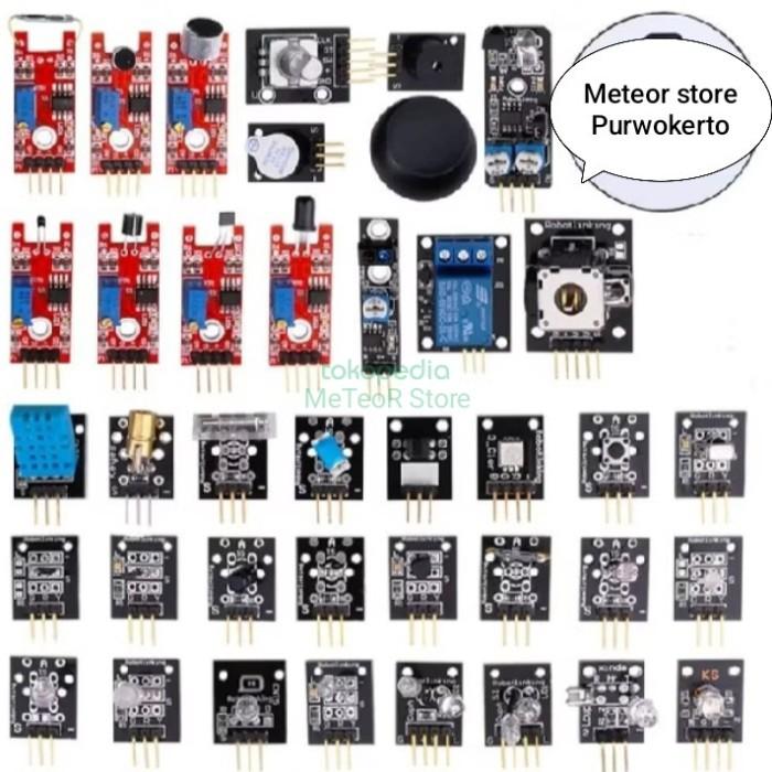 Jual starter kit sensor uno iot nodemcu esp32 37 in 1 Sensor kit - Kab ...