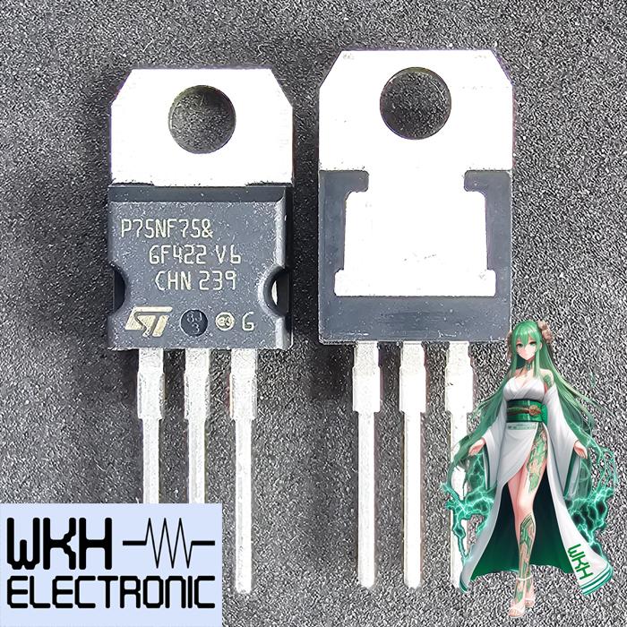 Jual ORIGINAL P75NF75 75N75 STP75NF75 TO 220 Electric MOSFET TO220 ...