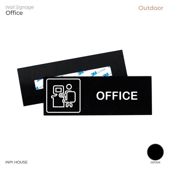 Jual office signage - logo akrilik - ruang kerja - sign board office ...