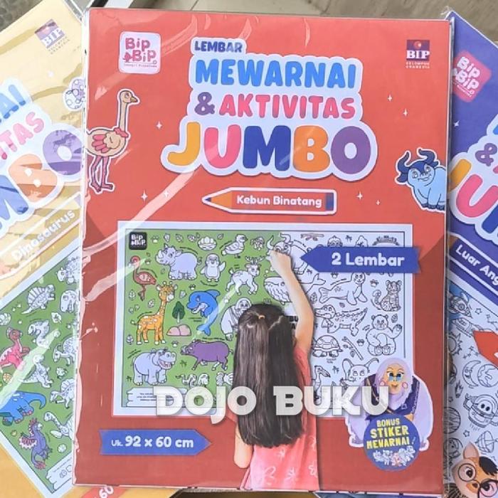 Jual Buku Lembar Mewarnai & Aktivitas Jumbo By Bip - KEBUN BINATANG - Jakarta Barat - baraah527 ...