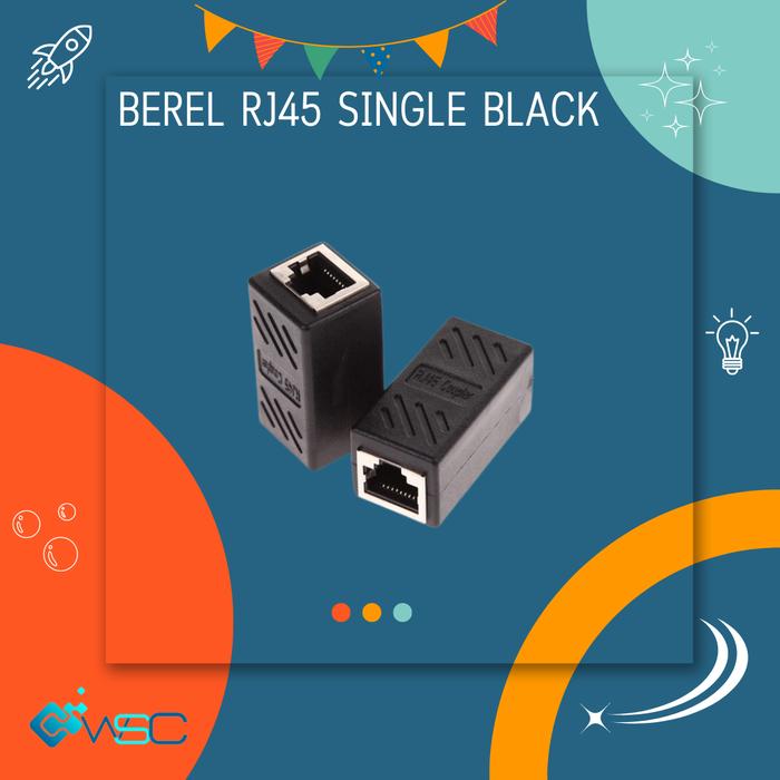 Jual Barel RJ45 Single black Gold Plate - Kab. Sidoarjo - Wisakomputer ...