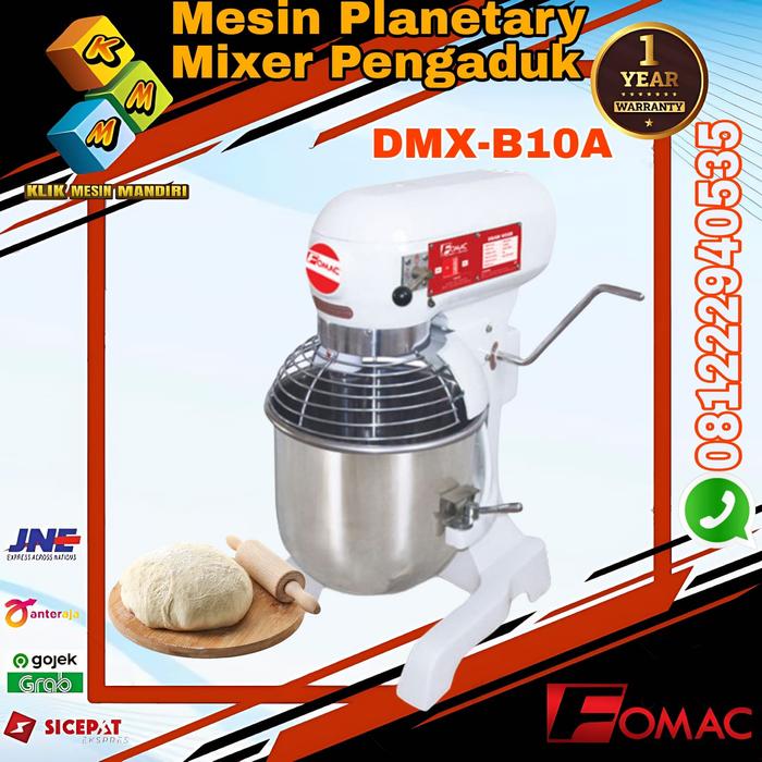 Jual Mesin Pengaduk Adonan Terigu Roti 10 Liter Planetary Dough Mixer ...