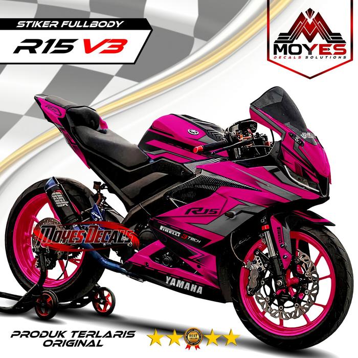 Promo DECAL STIKER MOTOR FULL BODY PREMIUM BERKUALITAS YAMAHA R15 V3 ...