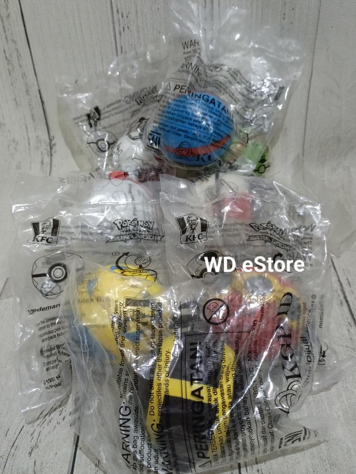 Jual Compete Set KFC Chaki Meal Toy Pokemon Sun And Moon - Kota ...