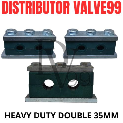 Jual Clamp Pipa Heavy Duty Double Hole 35MM - Jakarta Barat ...