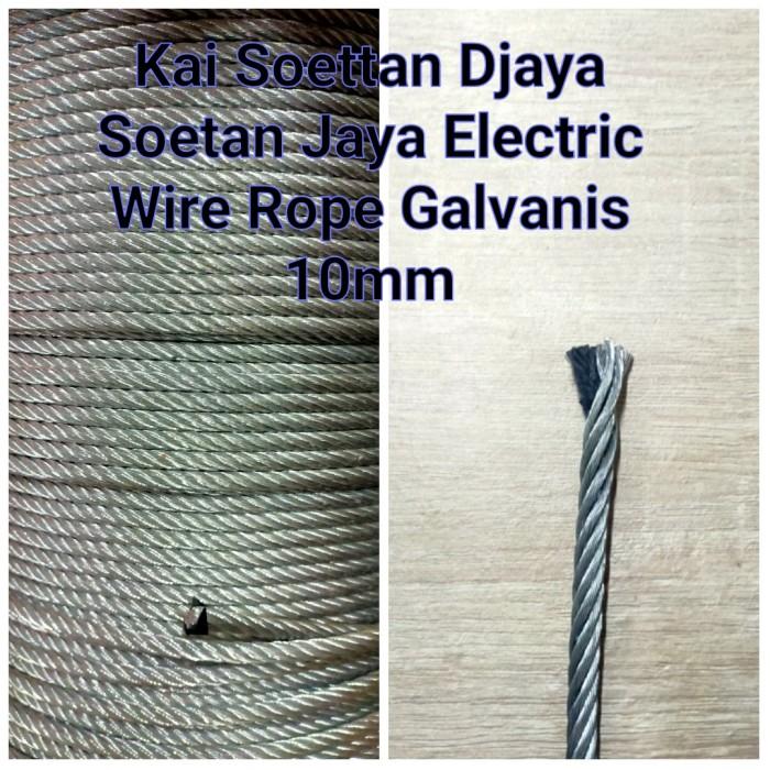 Jual sling baja 10mm/kawat baja 10mm/seling baja 10mm GALVANIS pesanan ...