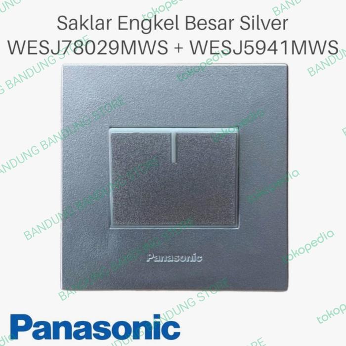 Jual PANASONIC SAKLAR ENGKLE BESAR SILVER SAKLAR ENGKLE STYLE MWS ...