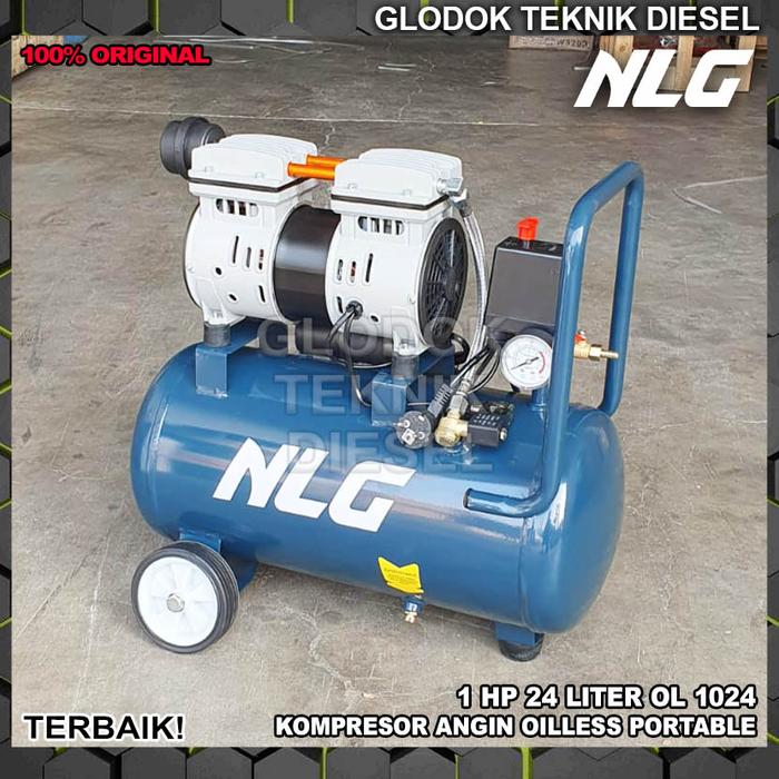 Jual IZUMI KOMPRESOR ANGIN OILLESS AIR COMPRESSOR 1 HP 24 LITER ...