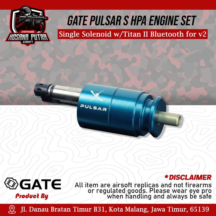 Jual GATE PULSAR S Single Solenoid HPA Engine set with TITAN II ...