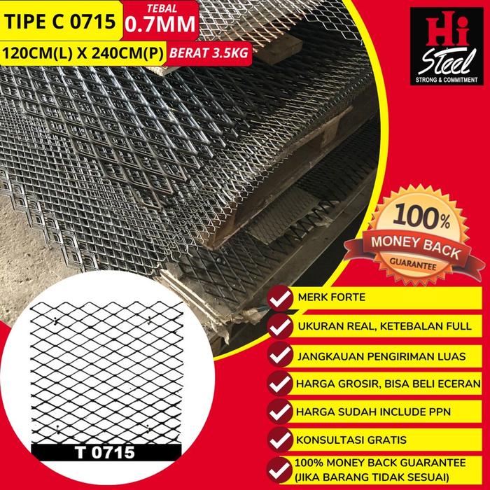 Jual Expanded Metal Besi Tipe T 0715 - 120cm x 240cm - Kab. Bogor - Hi ...