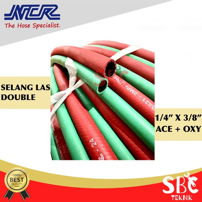 Jual NCR Selang Blender Las Double 1/4" x 3/8" Inch Oxygen Acetylene ...