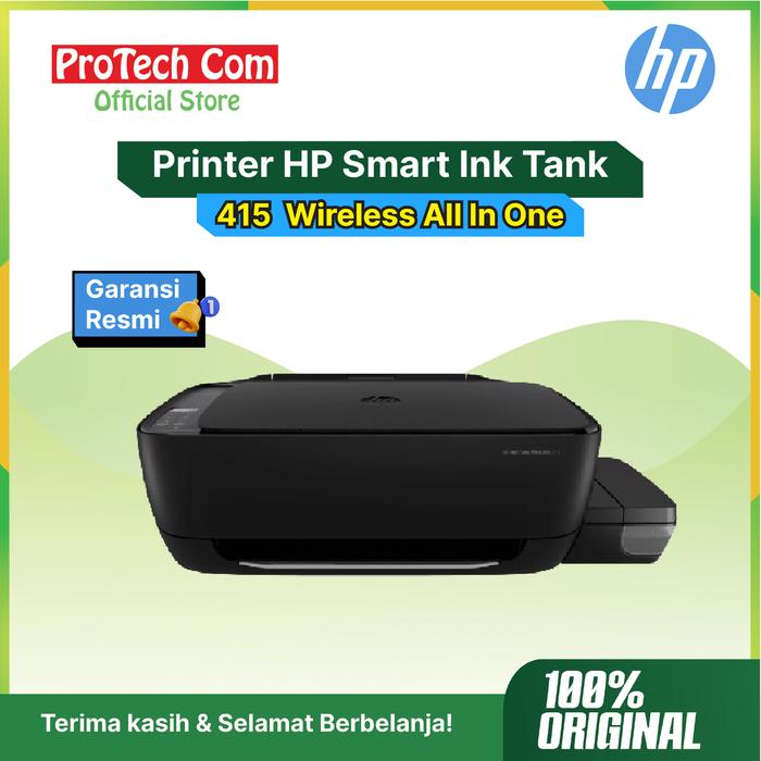 Promo Printer HP Smart Ink Tank 415 Wireless All In One (Print Scan ...