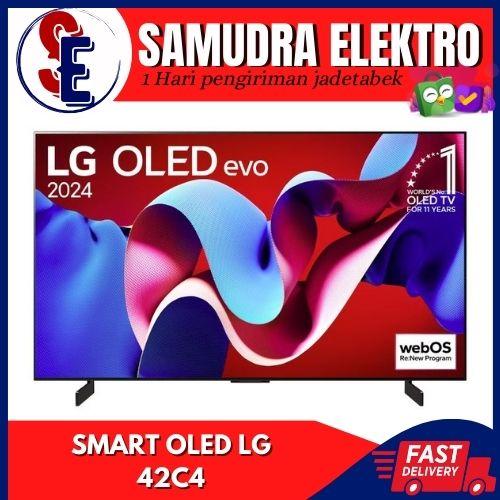 Promo LG 42C4 SMART TV OLED EVO 42 INCH UHD 4K HDR 42C4PSA // 42C3 DOLBY ATMOS Cicil 0% 3x ...