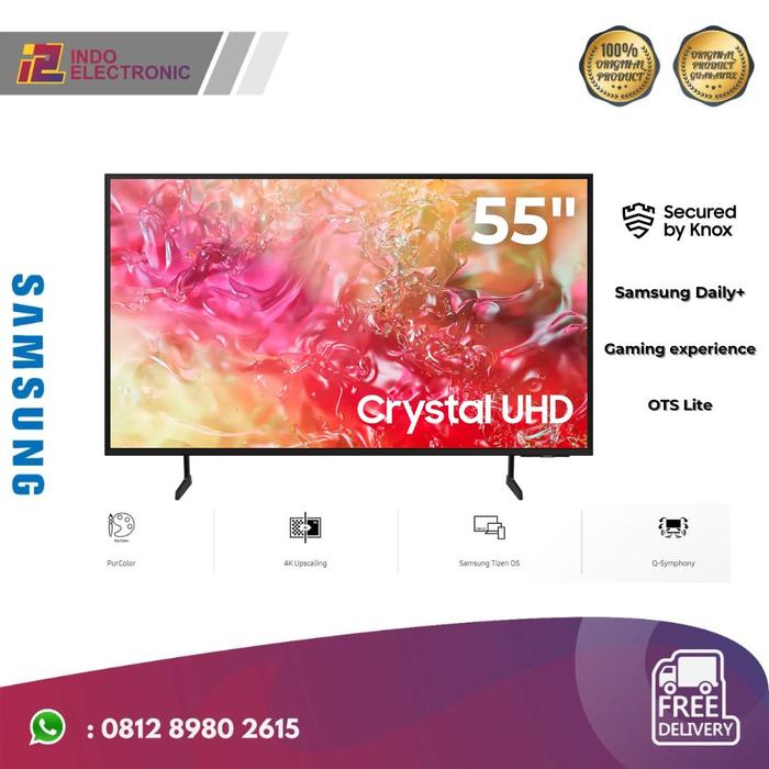 Jual SAMSUNG 55DU7000 55 inchi - CRYSTAL UHD 4K SMART TV 2024 - Kota Tangerang Selatan - INDO ...