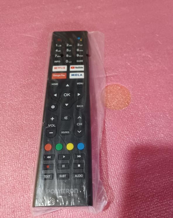Jual Remot Control / RC Polytron Android Netflix Mola ORIGINAL / Bonus ...