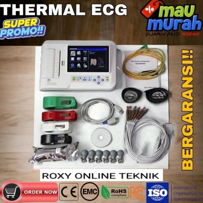 Jual Electrocardiograph CONTEC ECG600G thermal ECG EKG Electrocardiogram - Jakarta Barat - roxy ...