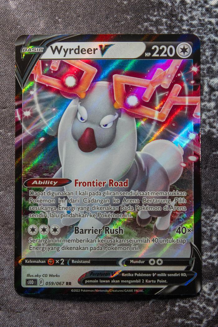 Jual Wyrdeer V RR S10d Pengamat Waktu Kartu Pokemon TCG Original ...