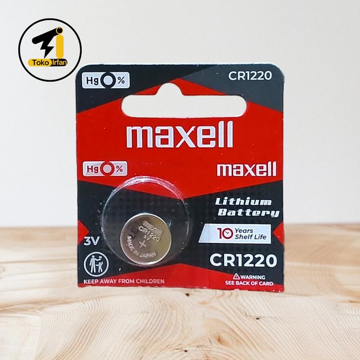 Jual BATERAI MAXELL CR1220 ORIGINAL LITHIUM BATTERY 3 VOLT BATRAI CR 1220 - Jakarta Barat - Toko ...
