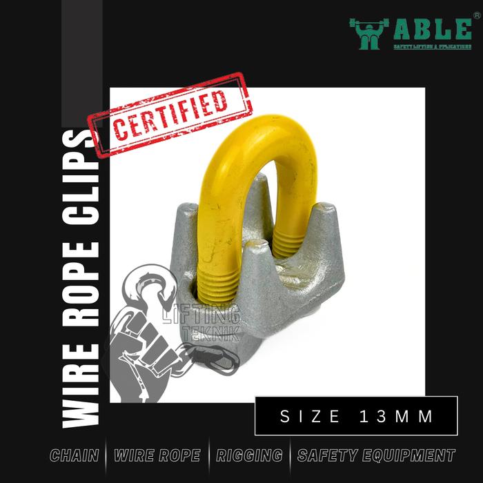 Jual Able Wire Rope Clips 13mm / Wire Rope Clips 1/2inch - Lifting ...