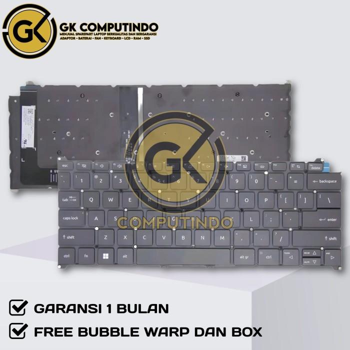 Jual Keyboard Acer Swift Edge SFA16-41 N22C8 Swift X SFX14-51G - Black ...